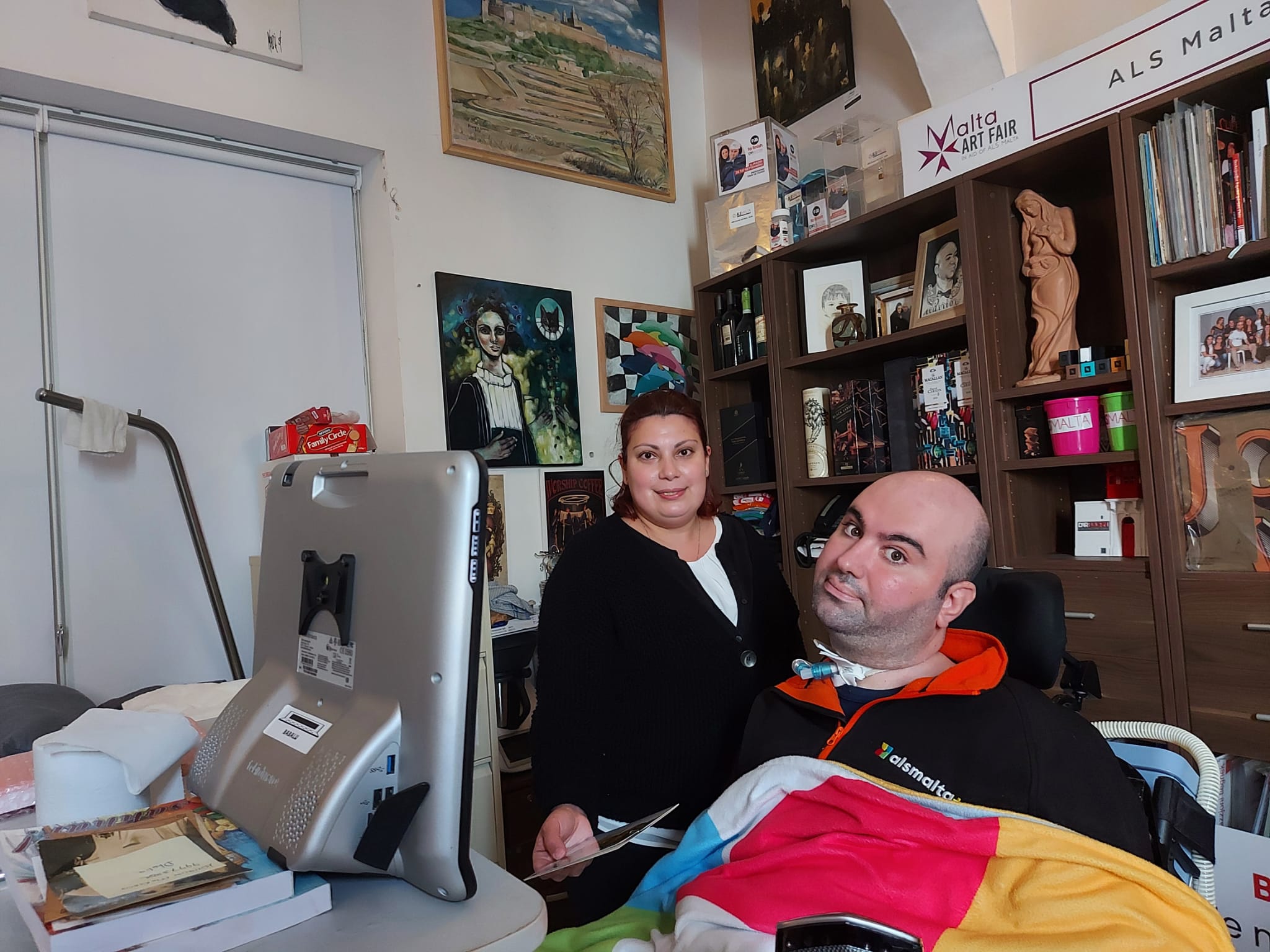 Helping ALS Malta with our Donation. - Information Systems Ltd